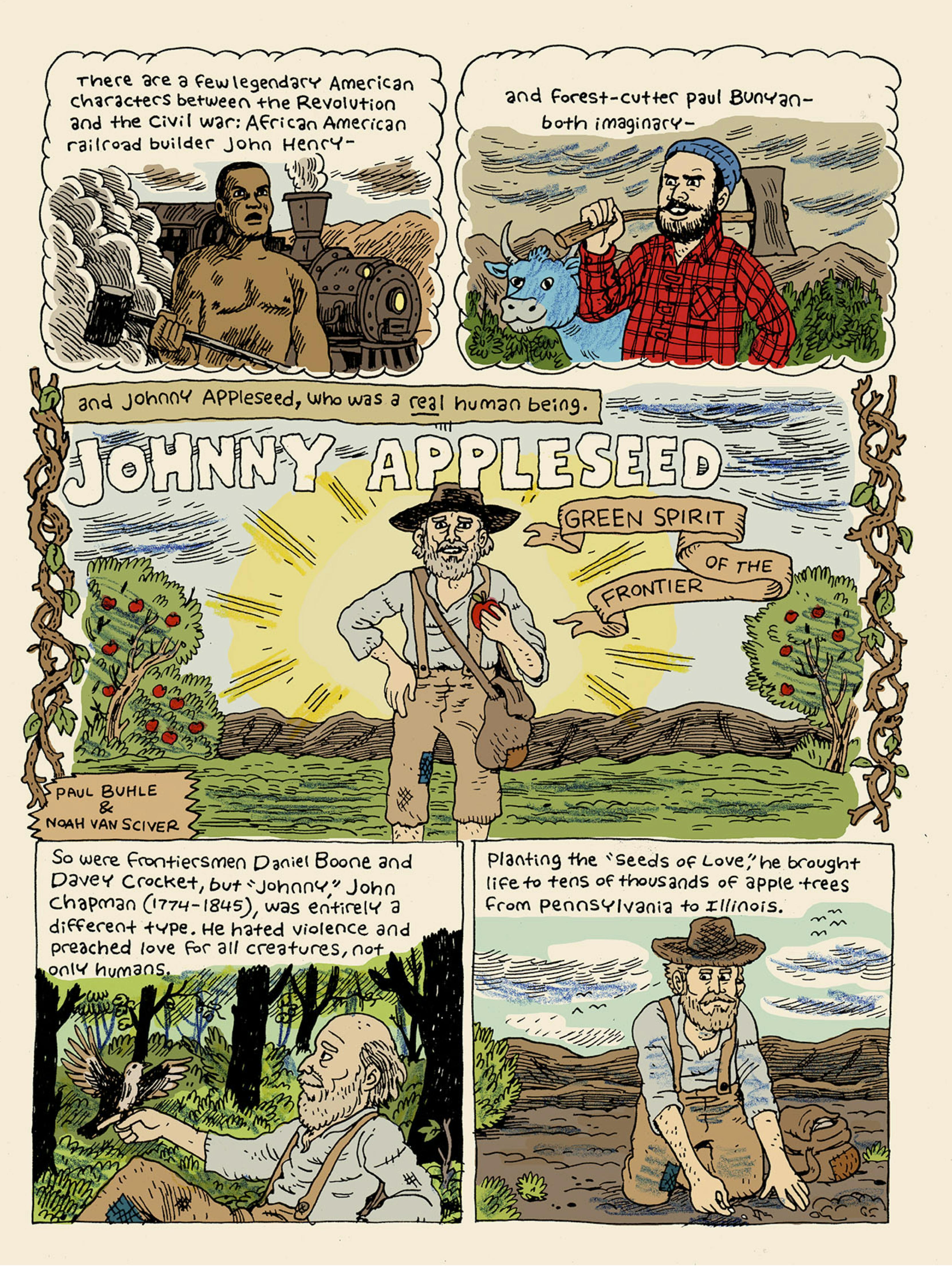 Illustrated History of Johnny Appleseed, Hero of American Frontier ...