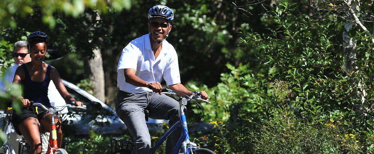 Barack Obama's Bicycle-Riding Is a Glimpse Into His Soul | The New Republic