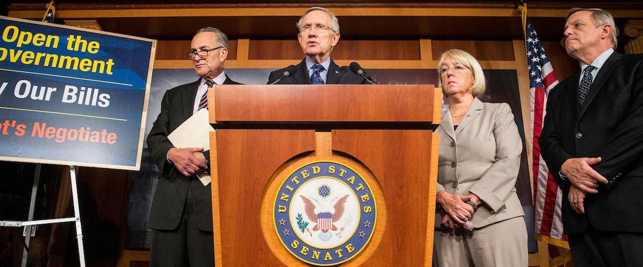Reid Rejects McConnell, Says No Concessions to Avoid Shutdown, Default ...